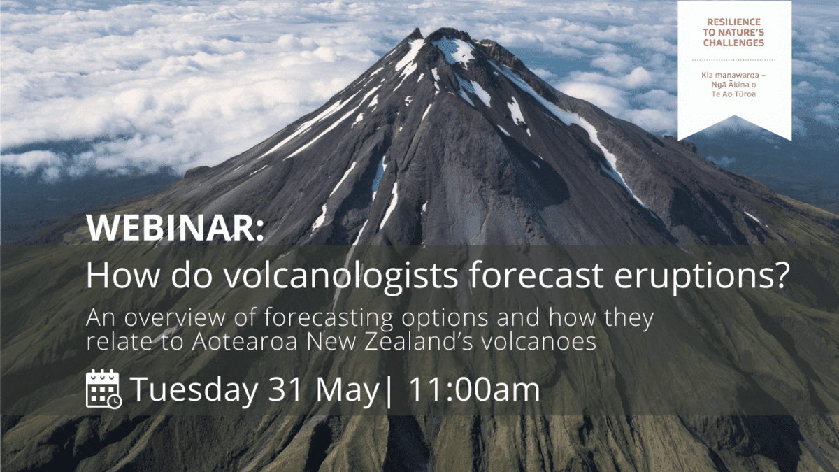 Webinar: How do volcanologists forecast eruptions? - Resilience to ...
